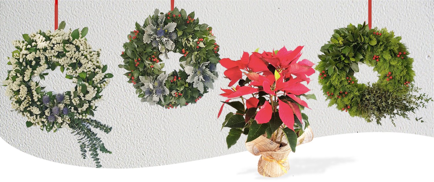 Fresh Christmas Wreaths – Floral Symphony